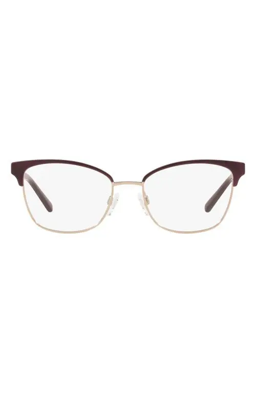 Michael Kors 51mm Cat Eye Eyeglasses - Rose Gold