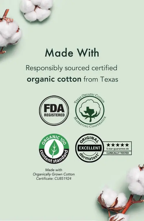 RAEL Organic Cotton Pads - Regular
