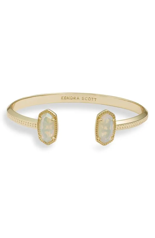 Kendra Scott Elton Station Cuff Bracelet - Iridescent Opalite