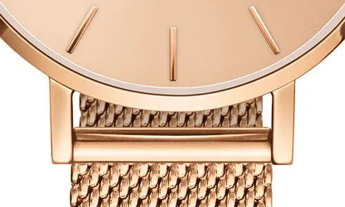 DANIEL WELLINGTON Petite Melrose Mesh Watch - Rose Gold Unitone