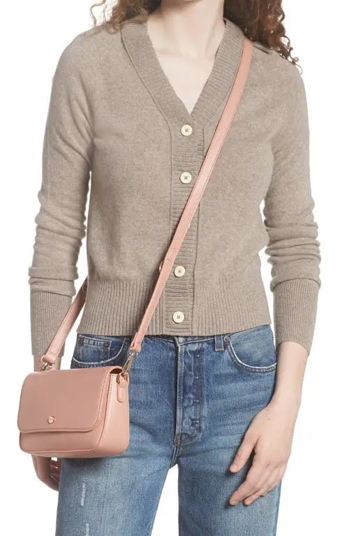 MALI + LILI 2-piece Vegan Leather Crossbody Bag - Blush