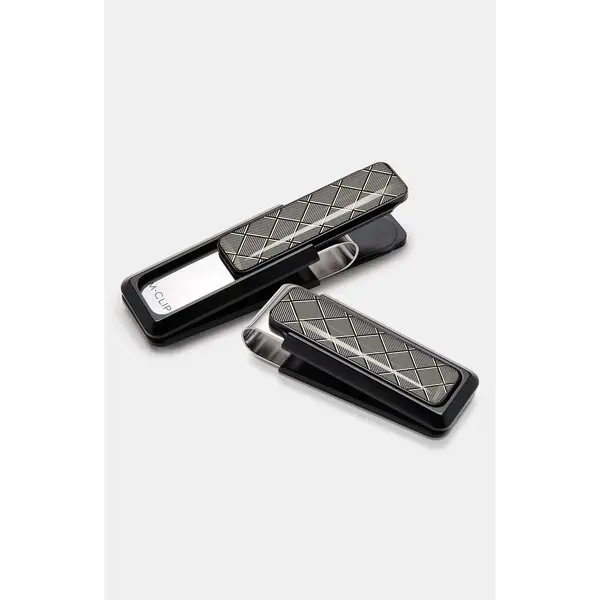 M-Clip® Ultralight Money Clip - Black/ Herringbone