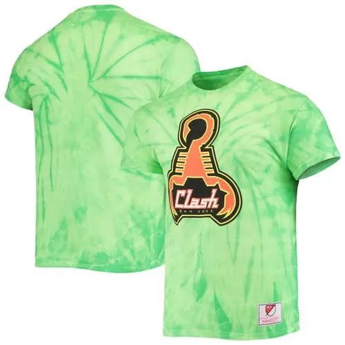 Mitchell & Ness San Jose Clash Since '96 Tie-dye T-shirt
