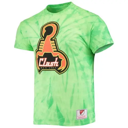 Mitchell & Ness San Jose Clash Since '96 Tie-dye T-shirt