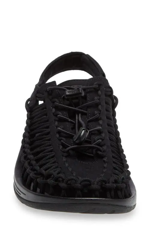 Keen Unek Two-cord Sandal - Black/black