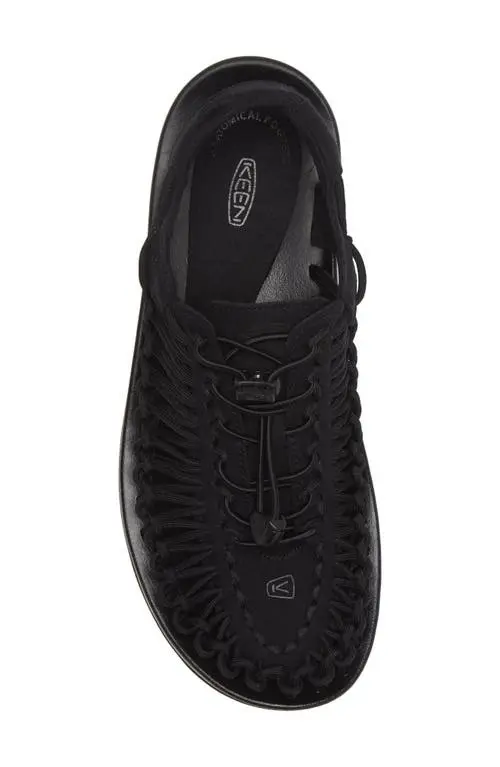 Keen Unek Two-cord Sandal - Black/black
