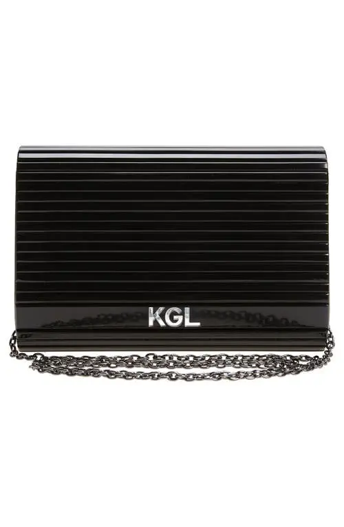 Kurt Geiger Party Eagle Drench Clutch - Black