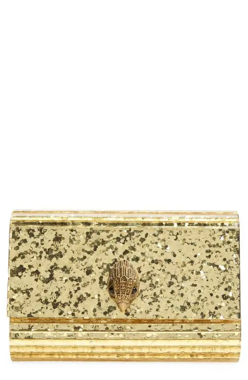 Kurt Geiger Party Eagle Drench Clutch - Gold
