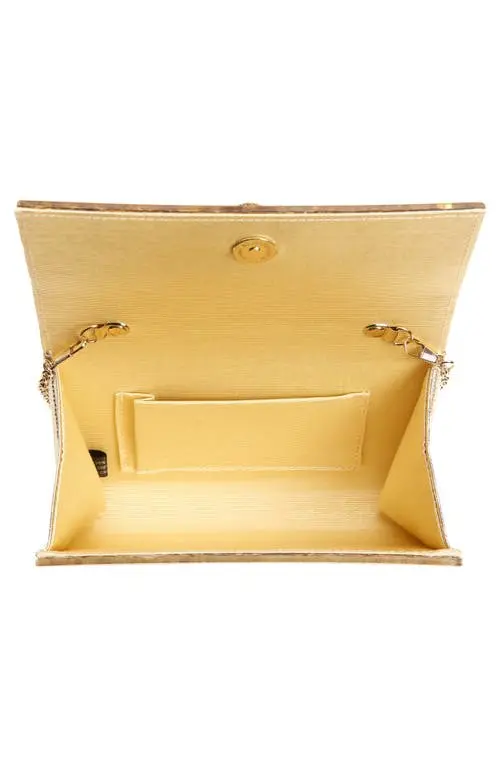 Kurt Geiger Party Eagle Drench Clutch - Gold