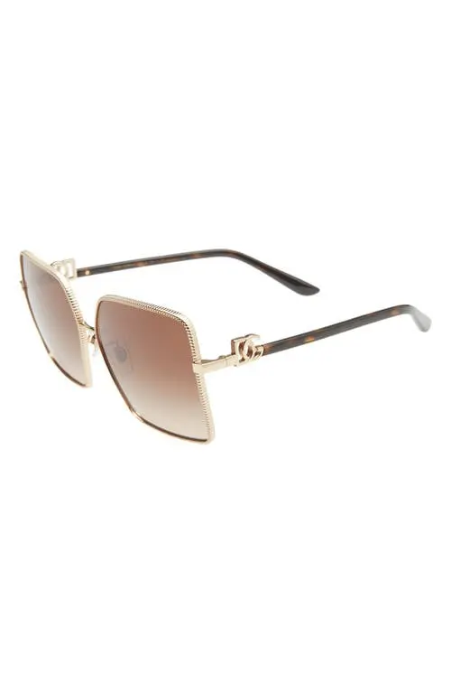 Dolce & Gabbana 60mm Square Sunglasses