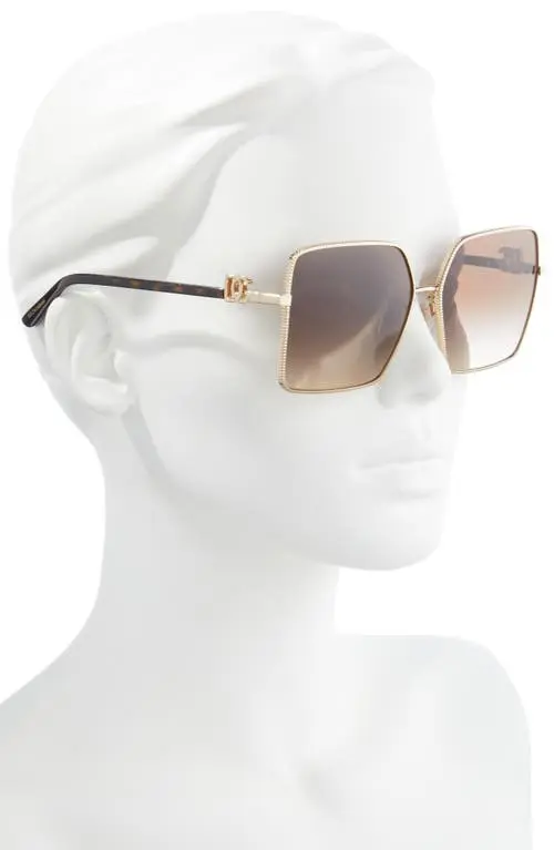 Dolce & Gabbana 60mm Square Sunglasses
