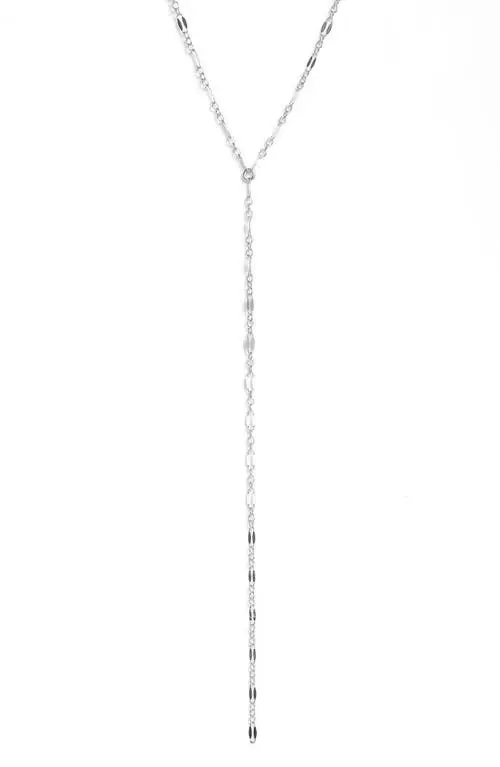 SET & STONES Phoebe Y-necklace - Silver