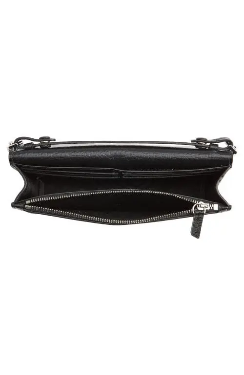 MAISON MARGIELA Leather Wallet On A Chain - Black