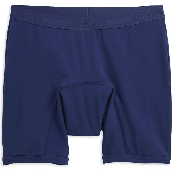TOMBOYX First Line Stretch Cotton Period 9-inch Boxer Briefs - Future Dusk