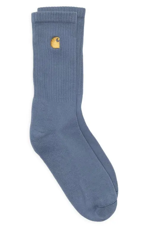 Carhartt Work In Progress Chase Crew Socks - Angelite/gold