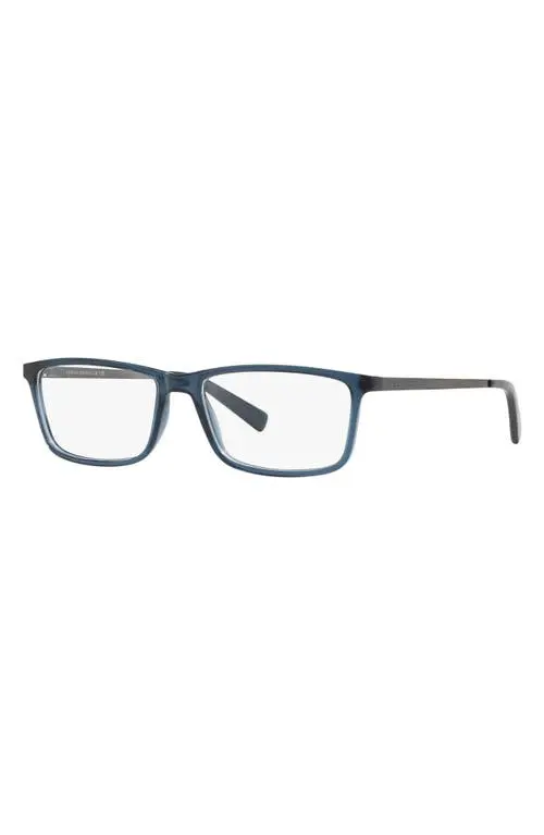 Armani Exchange 55mm Rectangular Optical Glasses