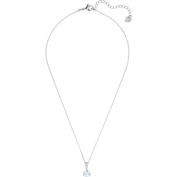 SWAROVSKI Stilla Cubic Zirconia Pendant Necklace - White