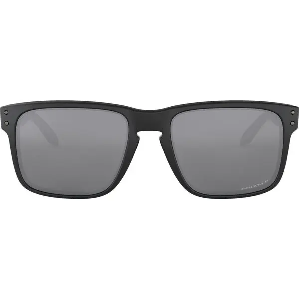 Oakley 56mm Polarized Rectangular Sunglasses - Black