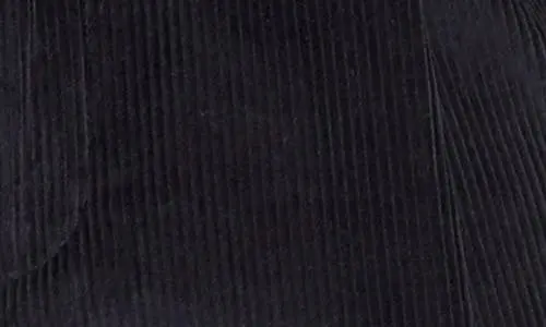 Berle Italian 8-wale Corduroy Pleated Trousers - Black