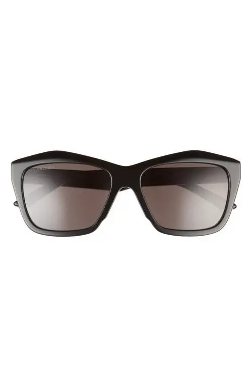 Balenciaga 57mm Rectangle Sunglasses