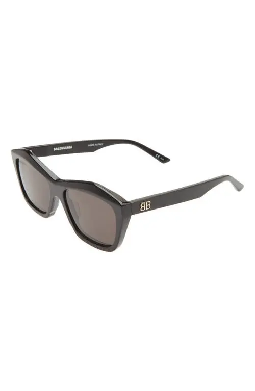 Balenciaga 57mm Rectangle Sunglasses