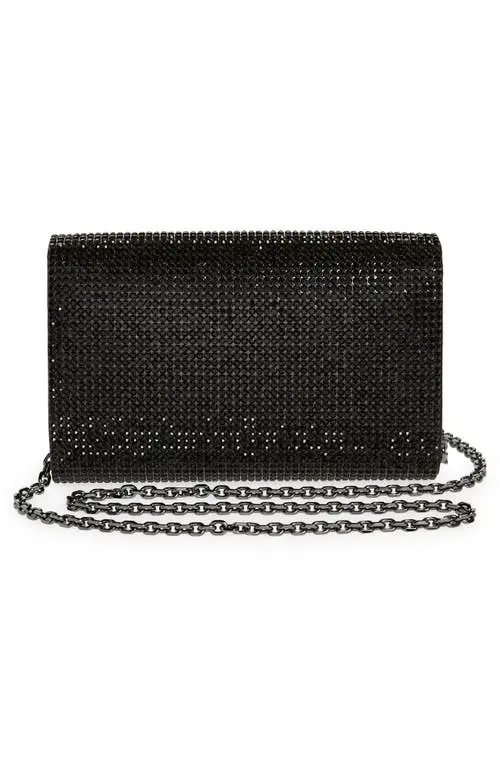 Judith Leiber Fizzy Beaded Clutch - Ebonized Jet