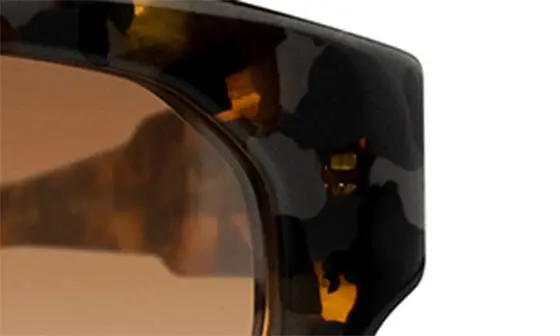 COCO AND BREEZY Peyton 53mm Gradient Oval Sunglasses