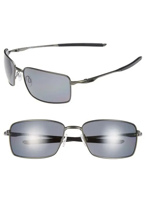 Oakley 60mm Polarized Sunglasses - Cement
