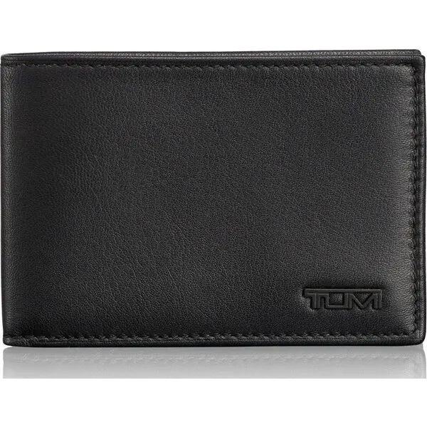 Tumi Delta Id Lock Shielded Slim Single Billfold - Black