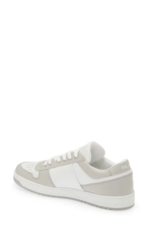 Prada Downtown Logo Low-top Sneakers - Bianco/cristallo