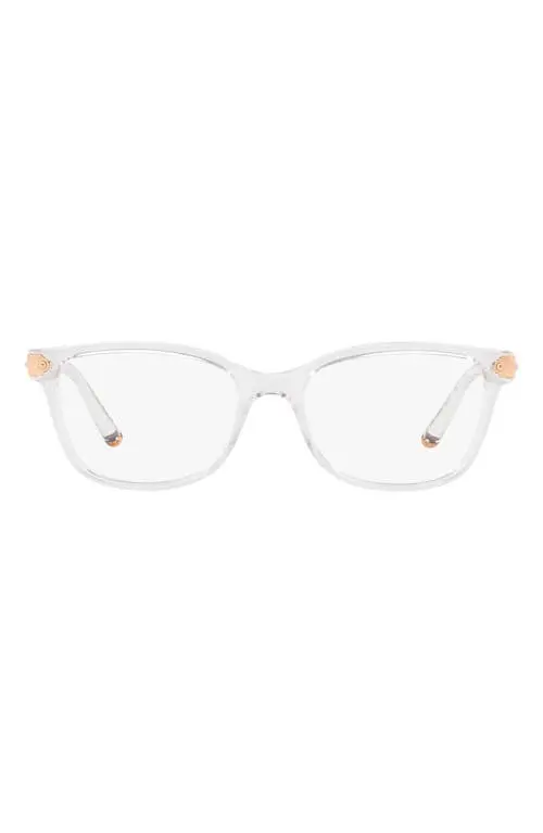 Dolce & Gabbana 53mm Butterfly Eyeglasses - Crystal