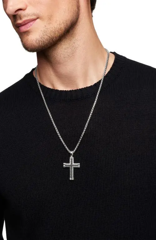 David Yurman Chevron Cross Pendant