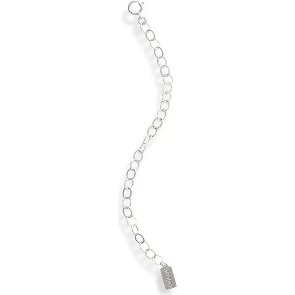 SET & STONES Extender Chain - Silver 4 In
