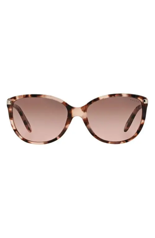 Ralph Lauren 57mm Cat Eye Sunglasses - Cafe Rose