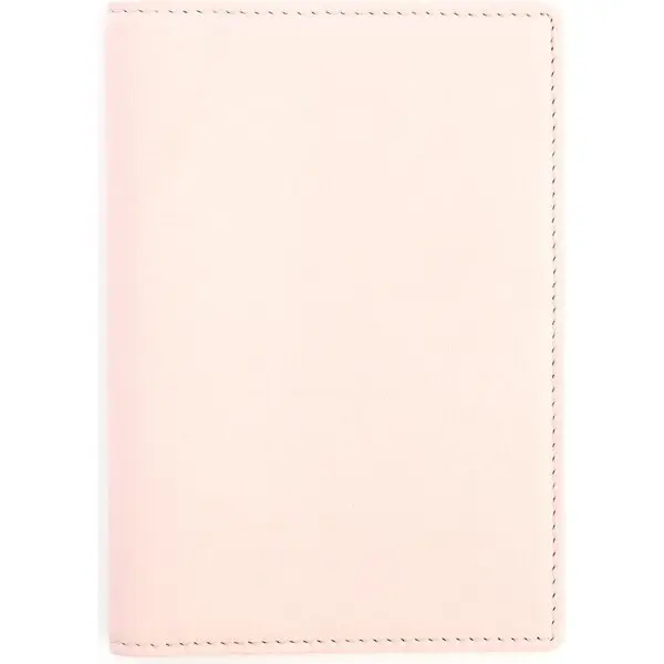 ROYCE NEW YORK Rfid Leather Passport Case - Light Pink