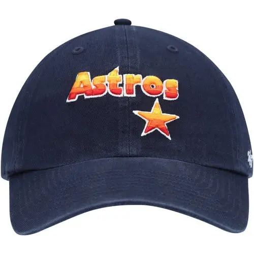 '47 Houston Astros Logo Cooperstown Collection Clean Up Adjustable Hat
