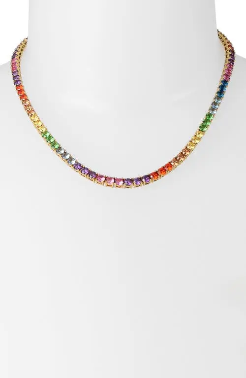 Kurt Geiger Tennis Necklace - Rainbow Multi