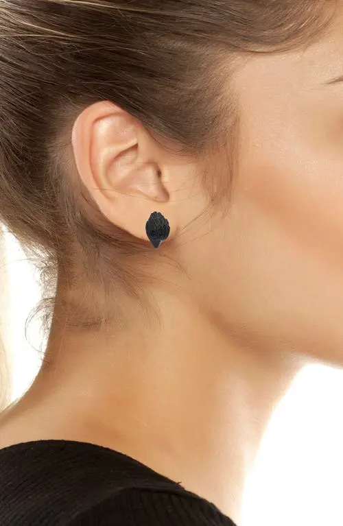Kurt Geiger Eagle Stud Earrings - Jet