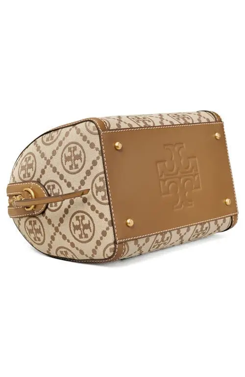 Tory Burch T Monogram Jacquard Barrel Shoulder Bag