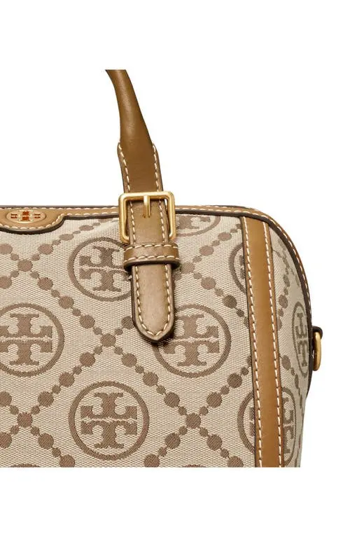 Tory Burch T Monogram Jacquard Barrel Shoulder Bag