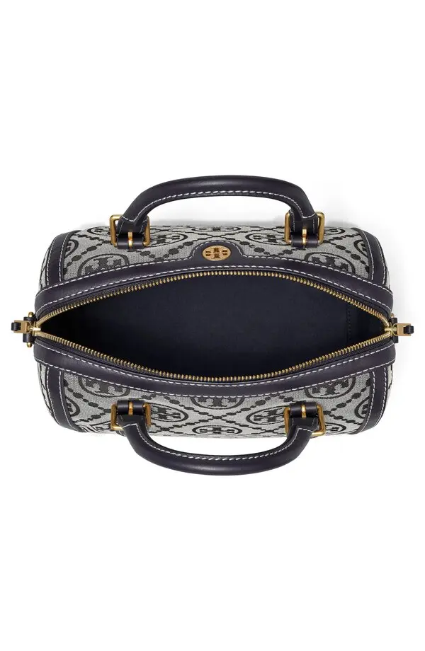Tory Burch T Monogram Jacquard Barrel Shoulder Bag