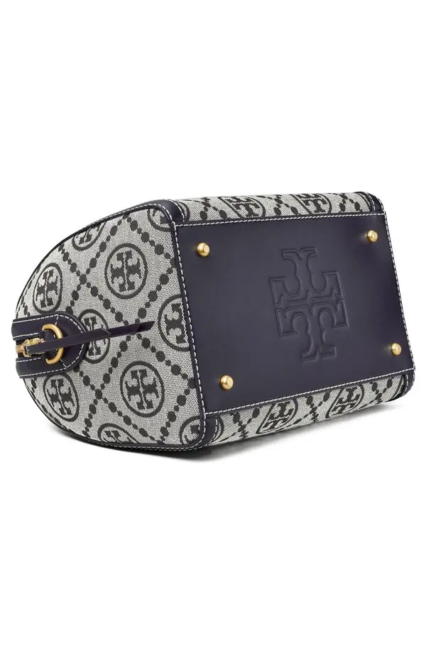 Tory Burch T Monogram Jacquard Barrel Shoulder Bag