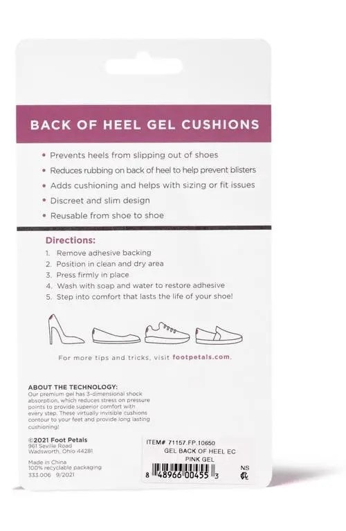 FOOT PETALS Back-of-heel Gel Cushions