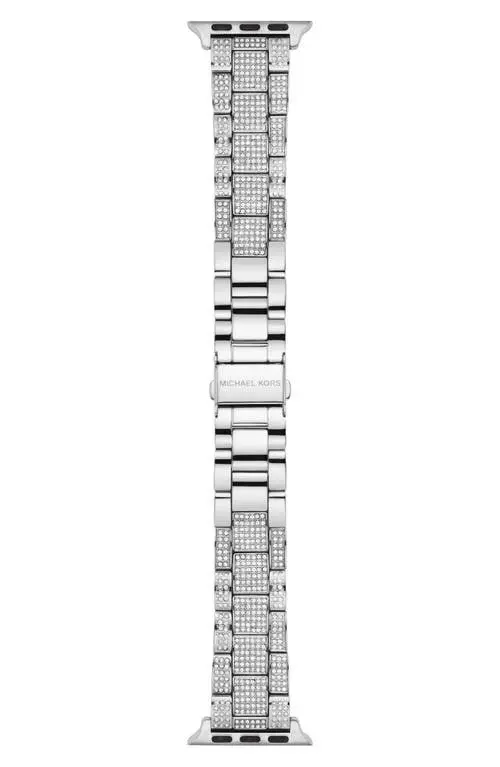 Michael Kors Pavé Crystal Apple Watch Bracelet - Stainless