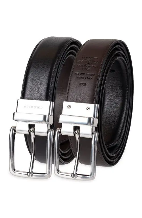 Cole Haan Reversible Leather Belt - Black/brown
