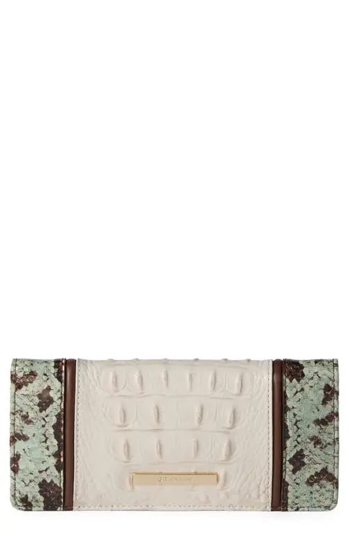 Brahmin Ady' Croc Embossed Continental Wallet - Multi Genoa