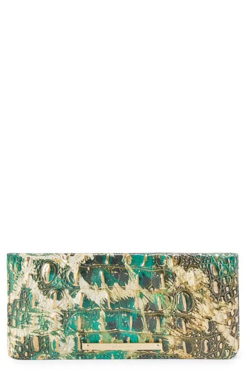 Brahmin Ady' Croc Embossed Continental Wallet - Roaring