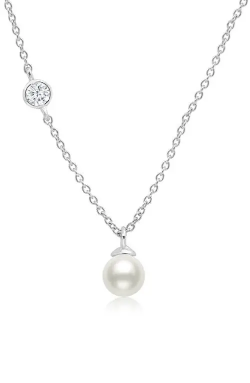 CRISLU Cultured Pearl Pendant Necklace - Pearl/ivory