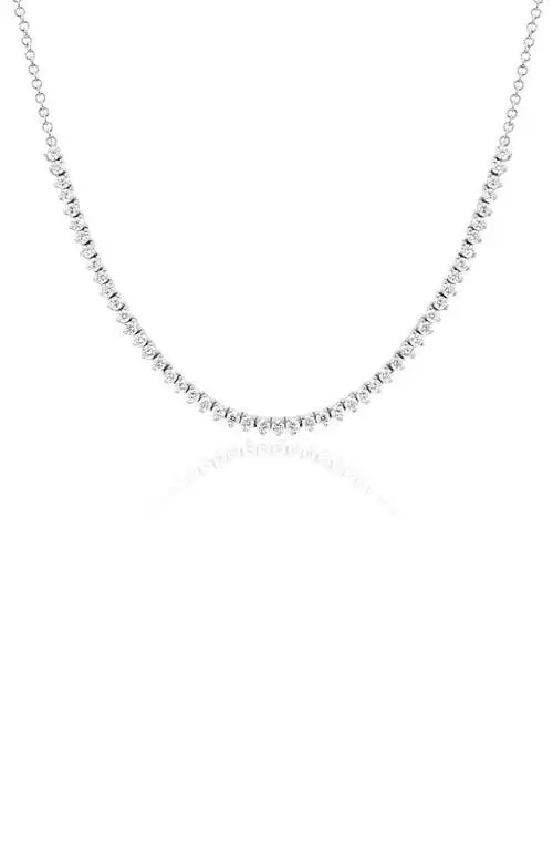 Ef Collection Diamond Necklace - 14k White Gold