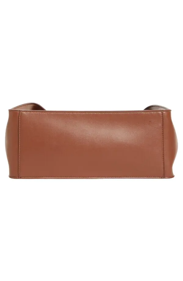 Stella McCartney Perforated Logo Faux Leather Satchel